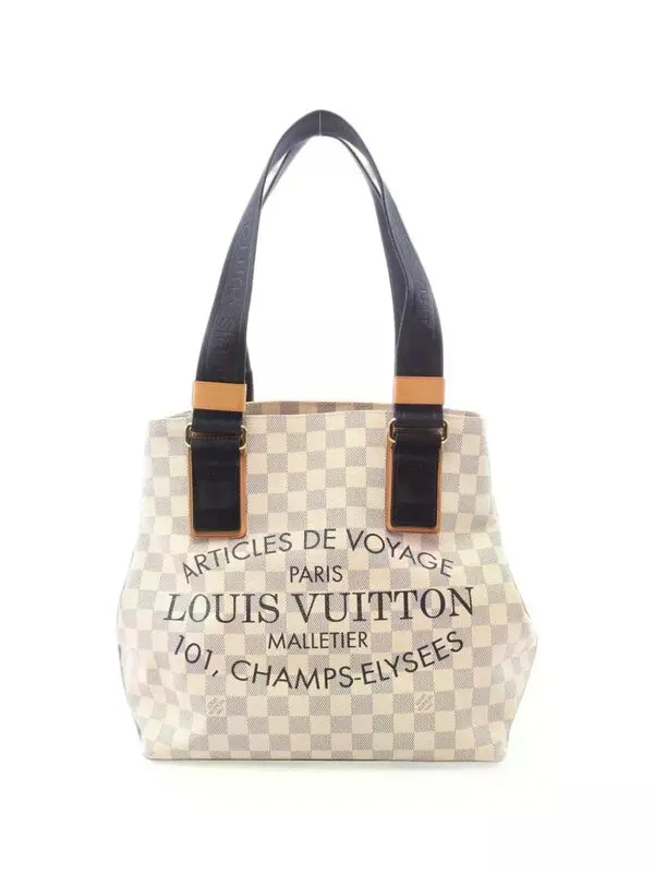 LOUIS VUITTON 2012 Pm Damier Azur Hippopotamus Tote Bag