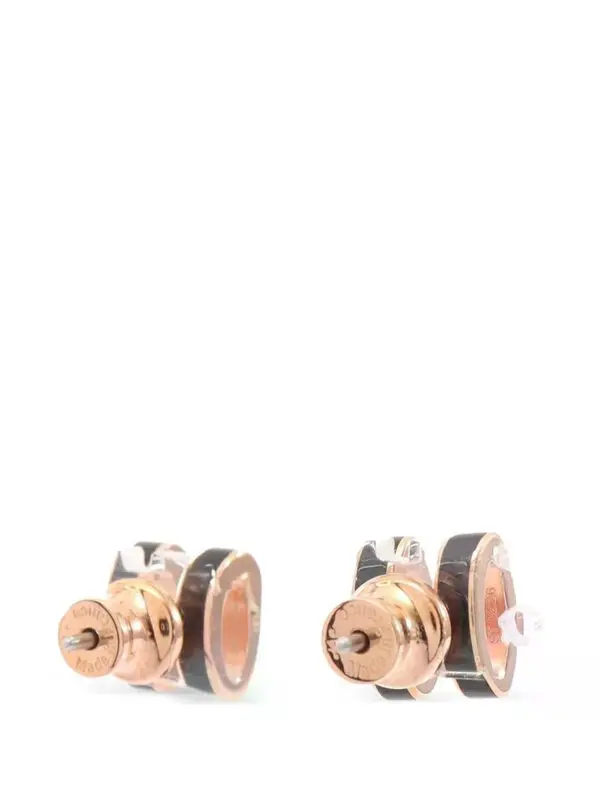 Hermès 2010s Mini Pop H Earrings - Black