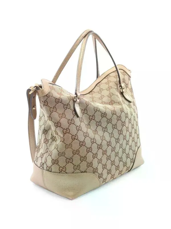 Gucci 2000 Bree Gg Canvas Handbag