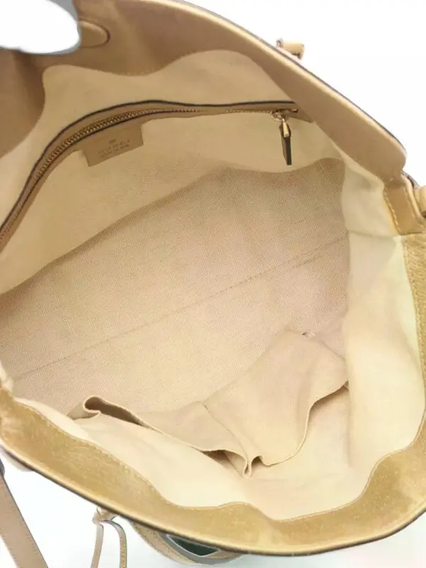 Gucci 2000 Bree Gg Canvas Handbag