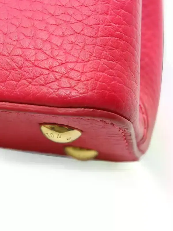 LOUIS VUITTON 2010s Mini Capucines 2-way Tote Bag - Pink