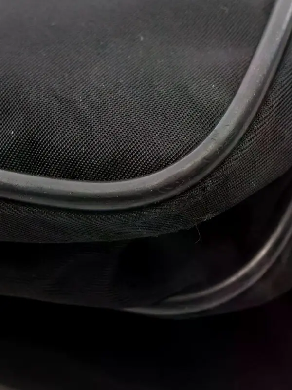 Prada Saffiano Leather Trim Messenger Bag