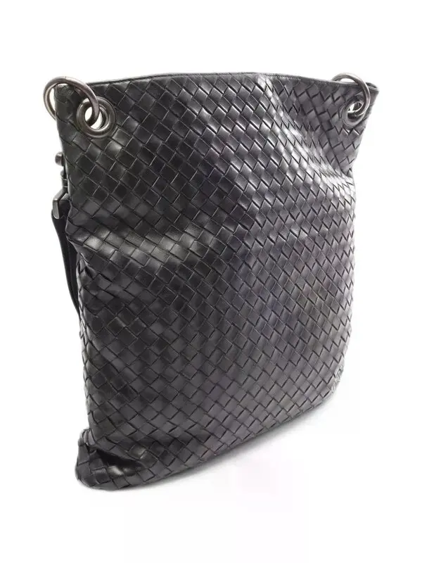 Bottega Veneta 2000s Intrecciato Messenger Bag