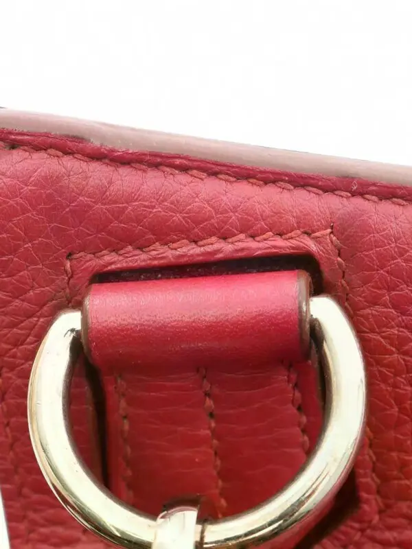 Hermès 2010 34 Gypsiere Shoulder Bag - Red