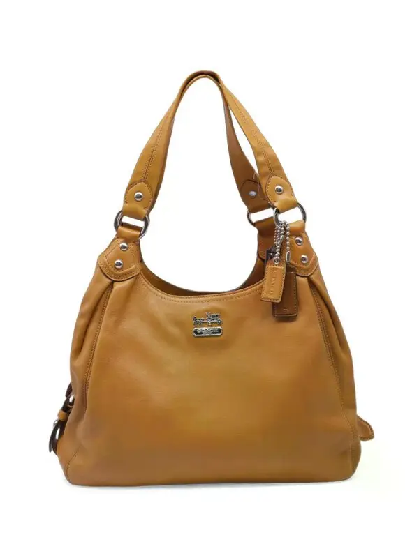 COACH VINTAGE Madison Leather Shoulder Bag - Neutrals
