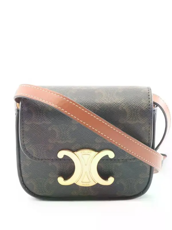 Celine 2010s Mini Claude Shoulder Bag - Brown