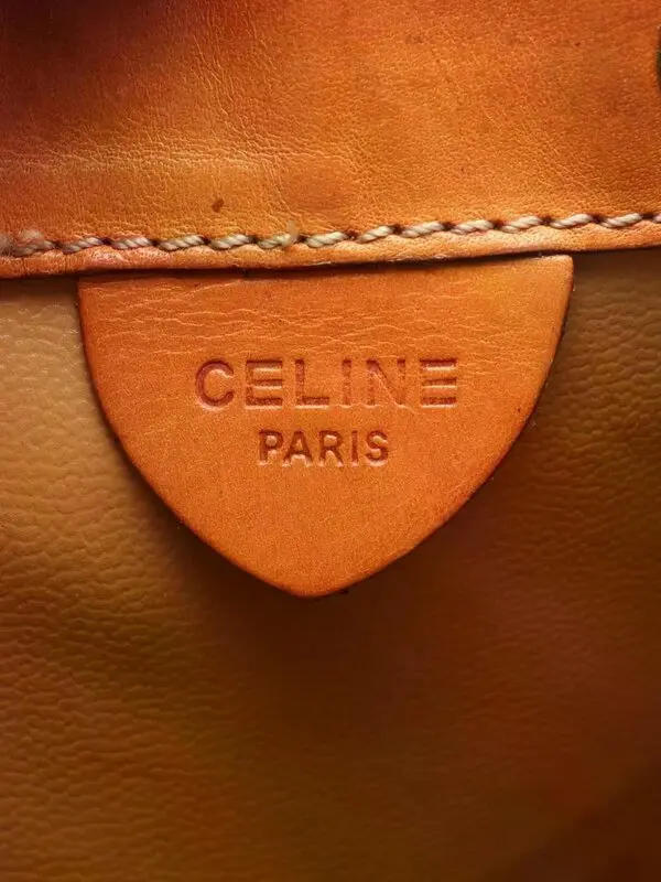 Celine Macadam Drawstring Bucket Bag - Neutrals