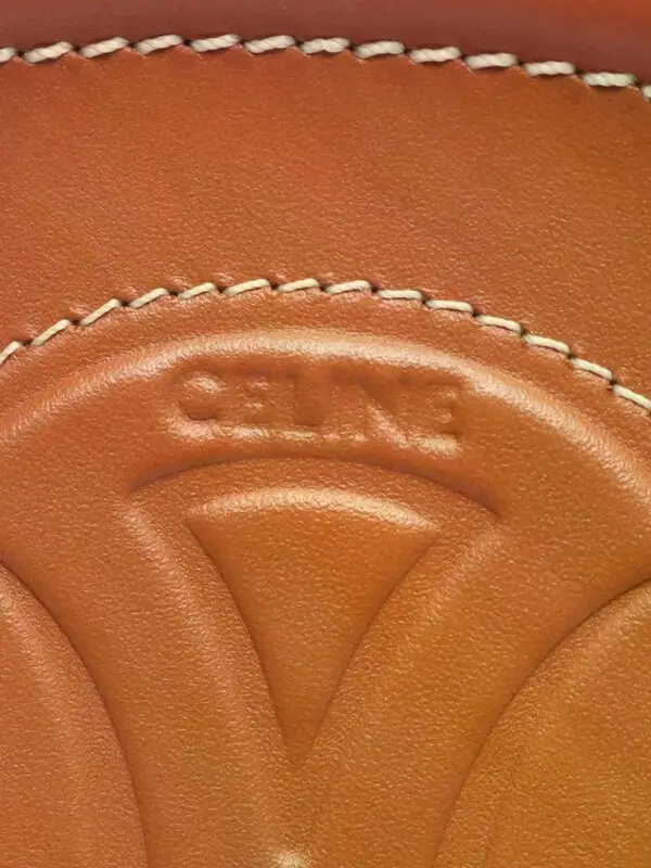 Celine Triomphe Oval Mini Bag - Brown