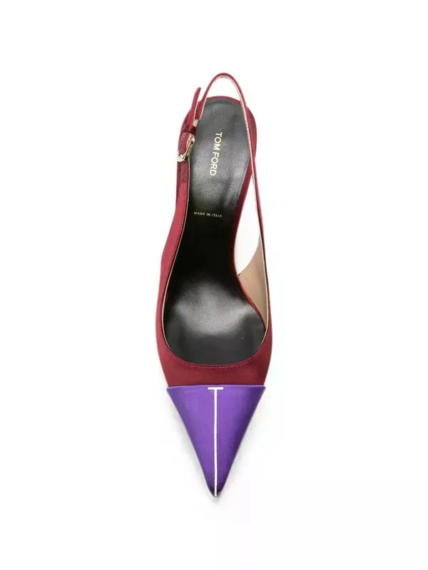 TOM FORD Colour-block Stiletto Slingback Pumps