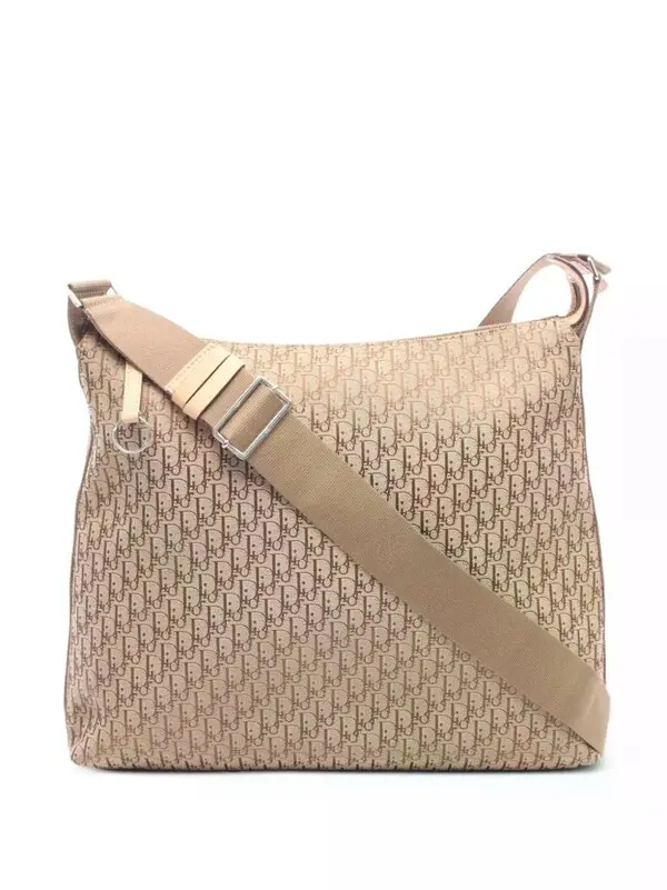 Dior Trotter Monogram Shoulder Bag - Neutrals