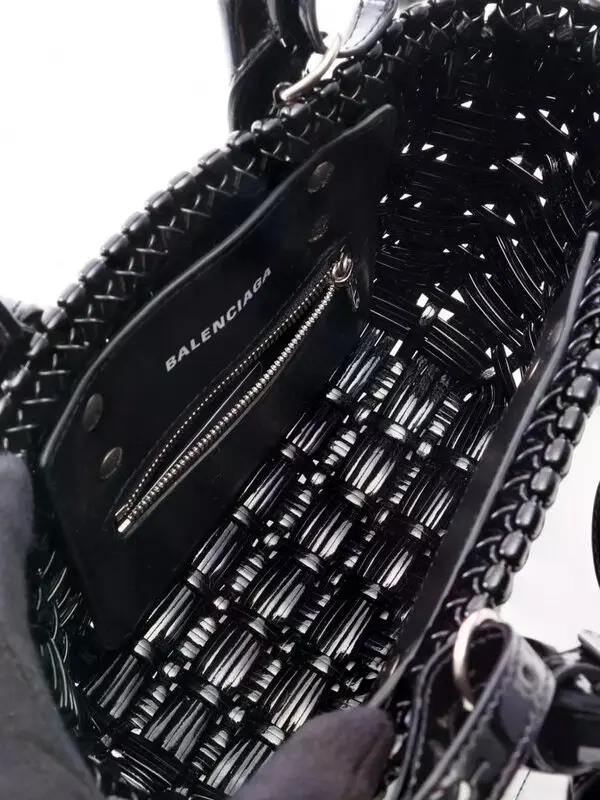 Balenciaga Xxs Bistro Basket Tote Bag