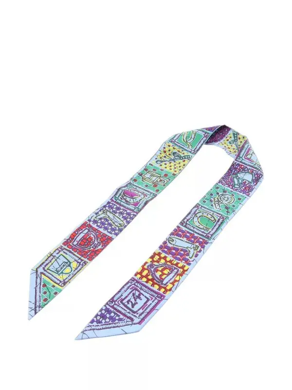 Hermès 2010s Le Boubou H Ribbon Scarf
