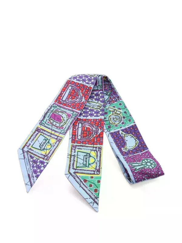 Hermès 2010s Le Boubou H Ribbon Scarf