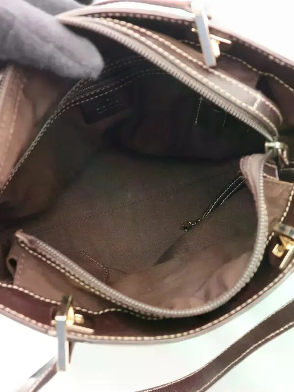 Gucci 2000s Logo-pattern Tote Bag - Brown