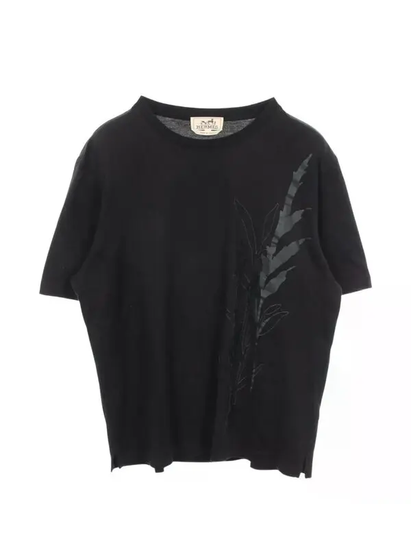 Hermès 2010s Graphic-print T-shirt - Black