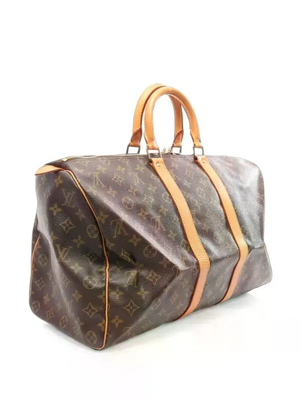 LOUIS VUITTON Monogram Keepall 45 Holdall - Brown
