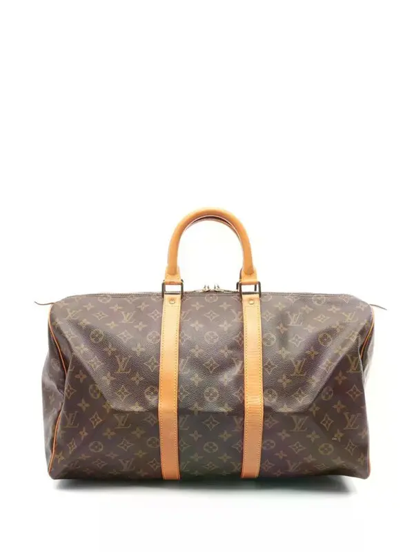 LOUIS VUITTON 1999 45 Keepall Holdall - Brown