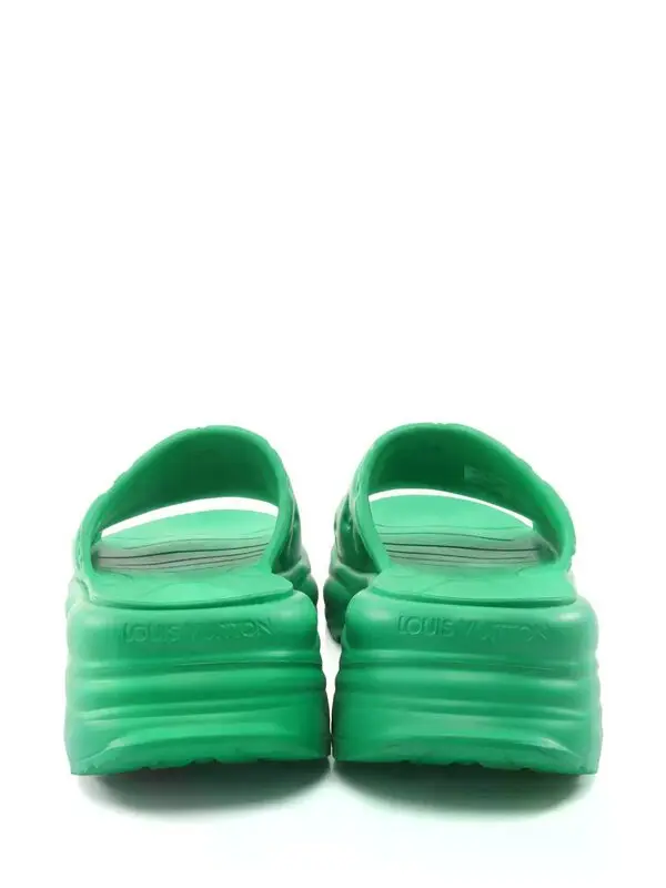 LOUIS VUITTON Pool 55 Platform Sandals - Green