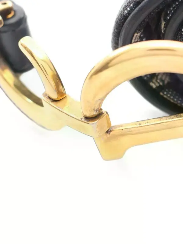 Dior 2010s Oblique Jacquard Saddle Handbag