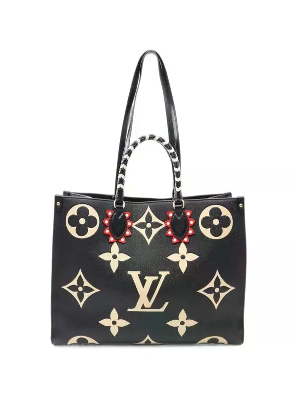LOUIS VUITTON Onthego Gm Monogram Empreinte Leather Tote Bag