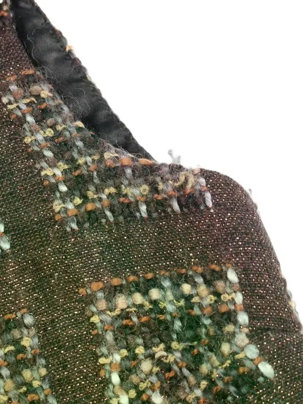 Dolce & Gabbana 2010s Tweed Lace Midi Dress