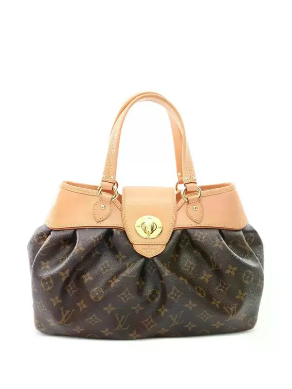 LOUIS VUITTON Monogram Canvas Shoulder Bag - Brown