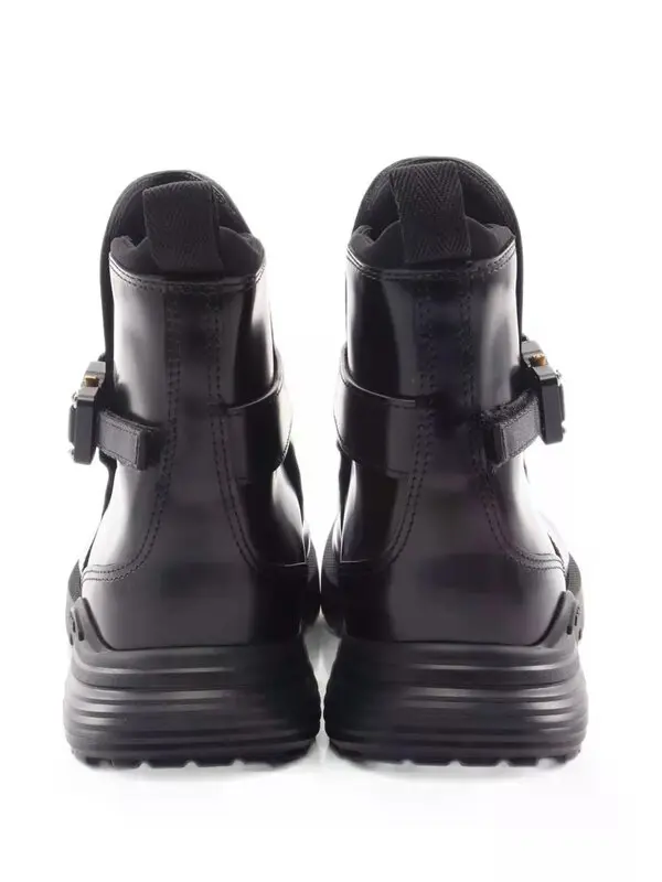 Dior Leather Combat Boots