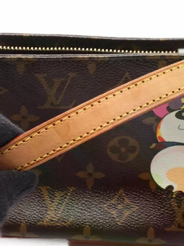 LOUIS VUITTON 2004 Monogram Panda Trotteur Shoulder Bag