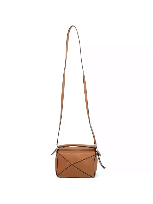 Loewe Puzzle Geometric Shoulder Bag - Brown
