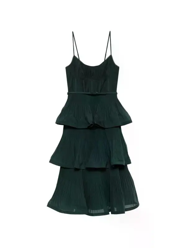 Zimmermann Pleated Midi Dress - Green