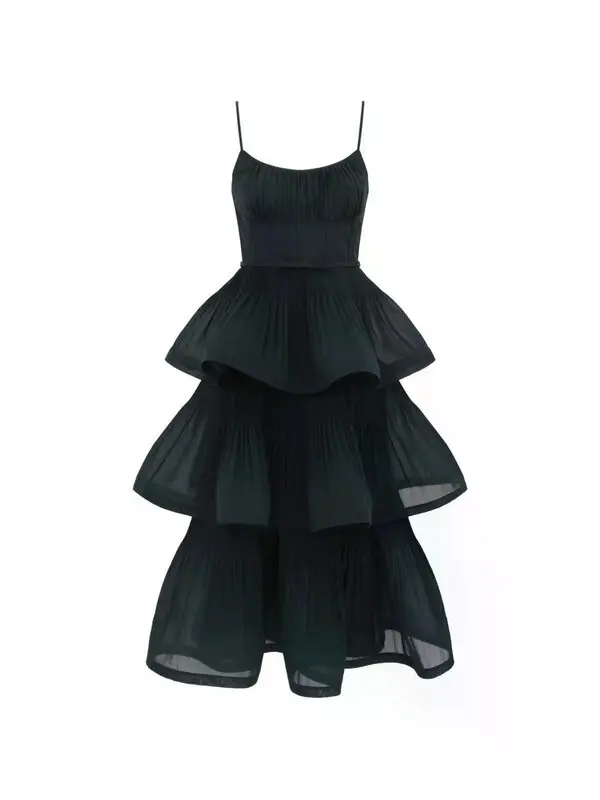 Zimmermann Pleated Midi Dress - Green