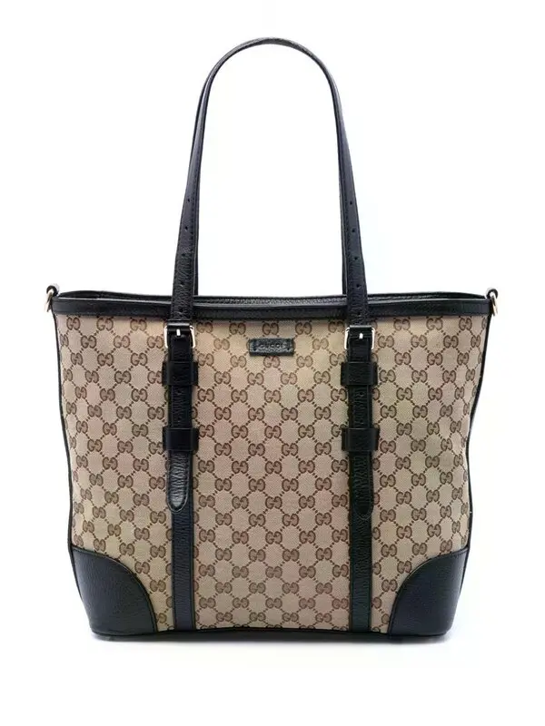 Gucci Gg Canvas Convertible Tote Satchel