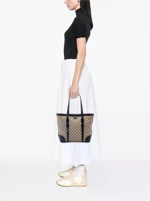 Gucci Gg Canvas Convertible Tote Satchel