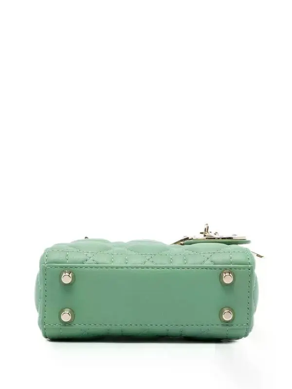 Dior 2020 Micro Lambskin Cannage Lady Satchel