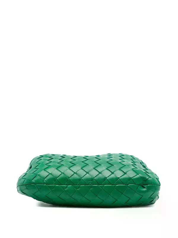 Bottega Veneta Mini Nappa Intrecciato Jodie Hobo Bag - Green