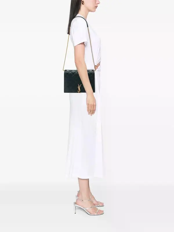 Saint Laurent Small Quilted Lambskin Becky Chain Shoulder Bag
