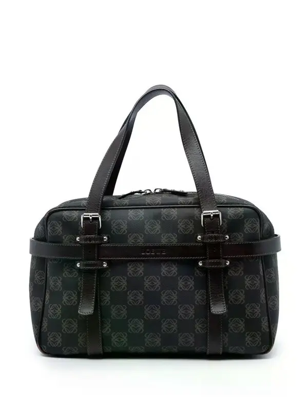 Loewe Anagram Coated Canvas Handbag - Brown