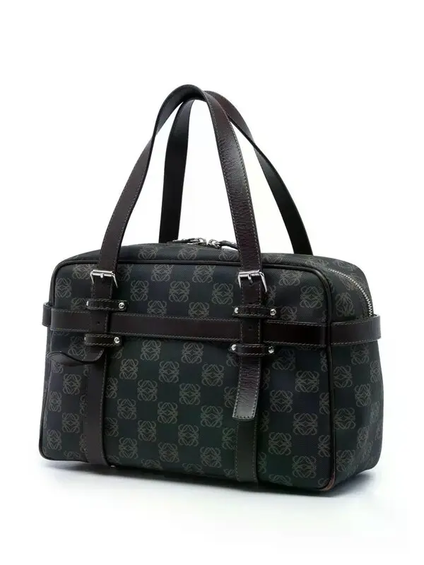 Loewe Anagram Coated Canvas Handbag - Brown