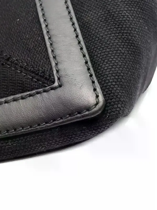 Balenciaga Canvas Leather Trim Tote Bag