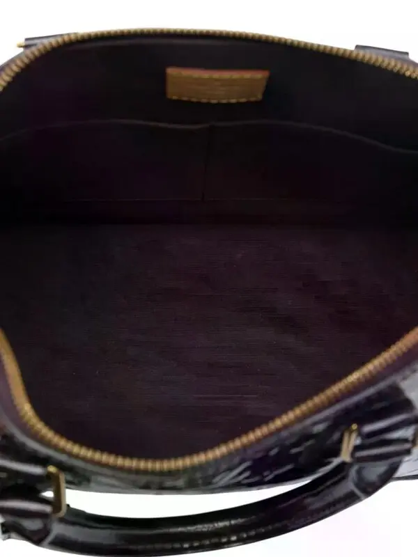 LOUIS VUITTON Monogram Vernis Alma Pm Handbag - Purple