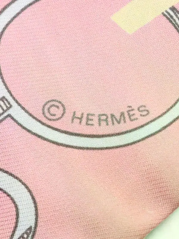 Hermès 2020s Twilly Do Re Boucles Ribbon Scarf