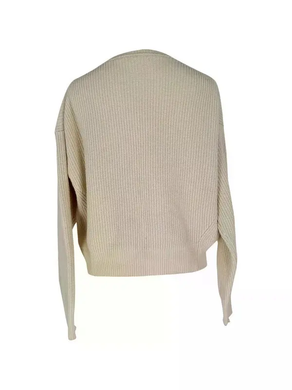 REFORMATION Ribbed V-neck Sweater