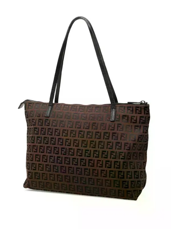 Fendi Zucchino Canvas Tote Bag