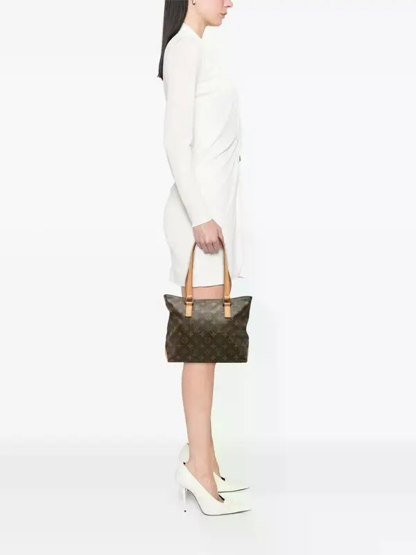 LOUIS VUITTON 2002 Monogram Cabas Piano Tote Bag