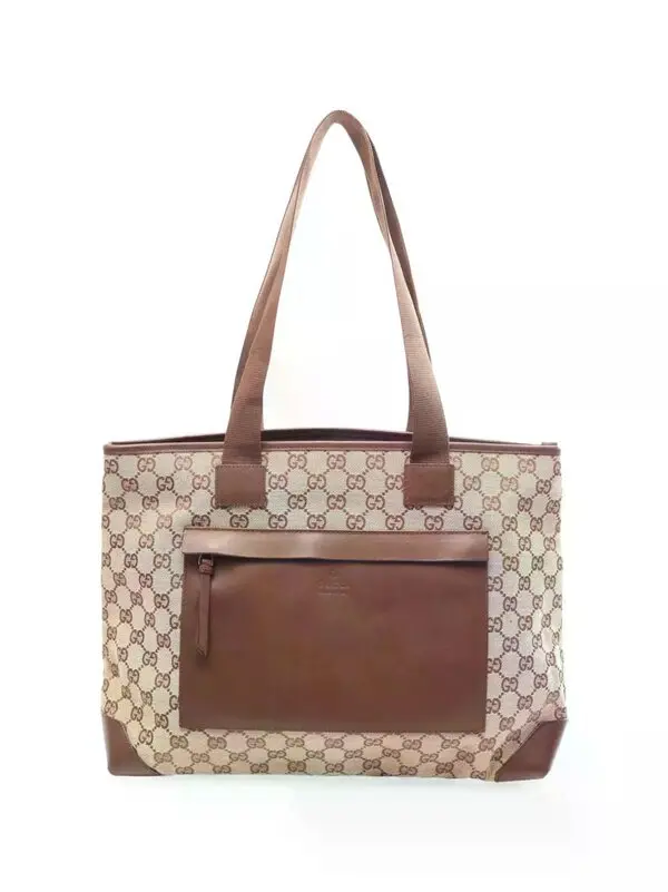 Gucci 2000s Gg Canvas Tote Bag - Neutrals