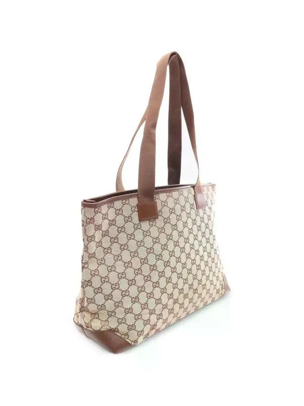 Gucci 2000s Gg Canvas Tote Bag
