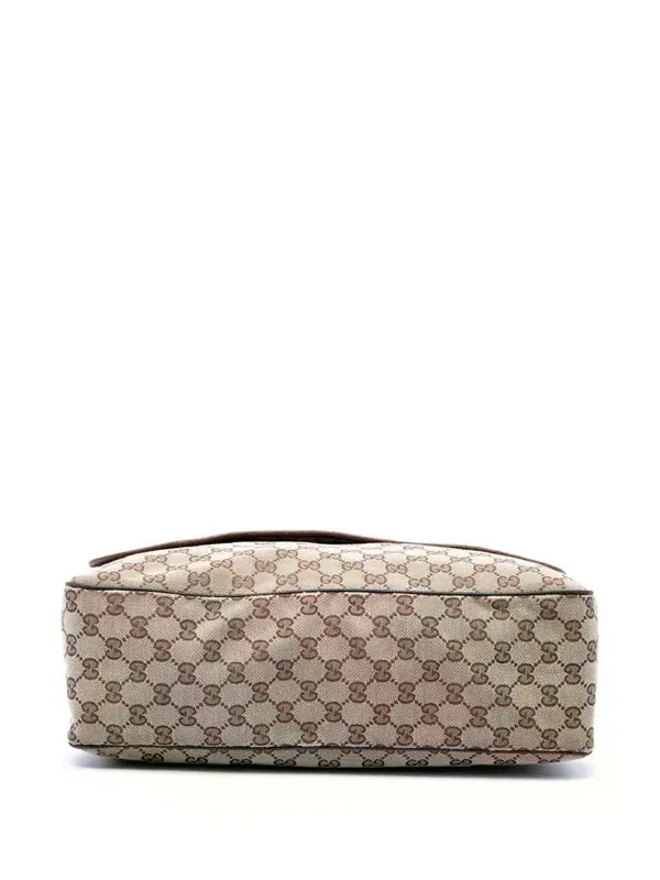 Gucci Gg Canvas Web Flap Messenger Bag