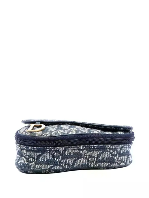 Dior Diorissimo Canvas Saddle Pouch