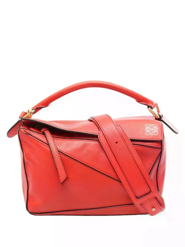 Loewe Small Puzzle Handbag - Red