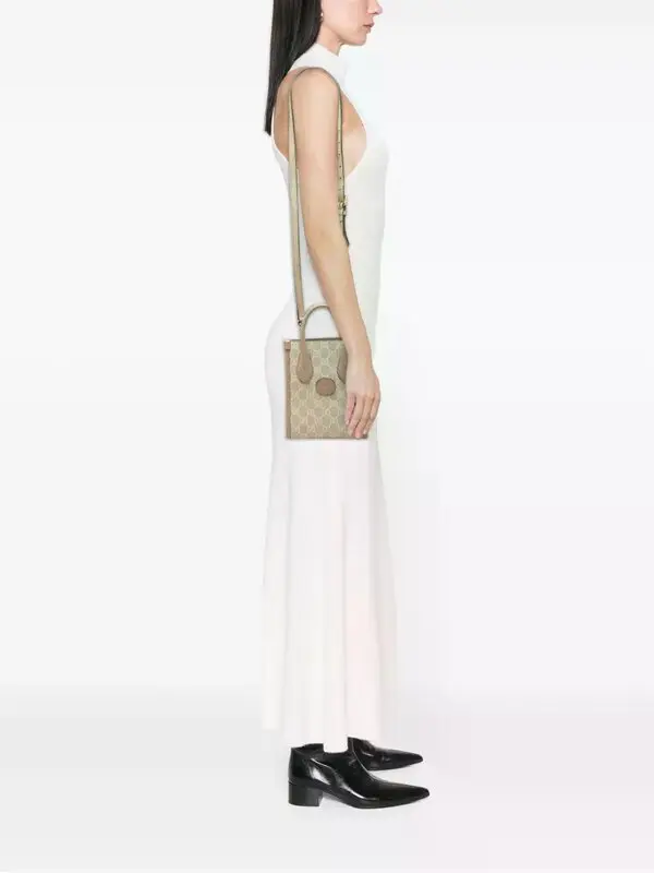Gucci Mini Gg Supreme Interlocking G Satchel
